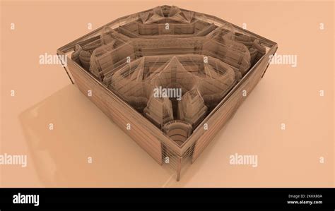 3d Illustration Of An Architectural Structure Architects Modelers Builders Planners Artists