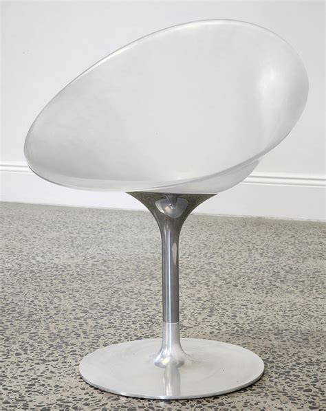 Lot Frosted Lucite Eros Chair By Phillippe Starck Fo Kartell 80 X 61 X 67cm