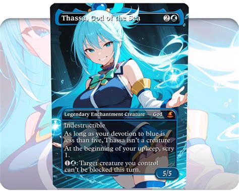 Aqua Konosuba Thassa God Of The Sea Proxywaifus