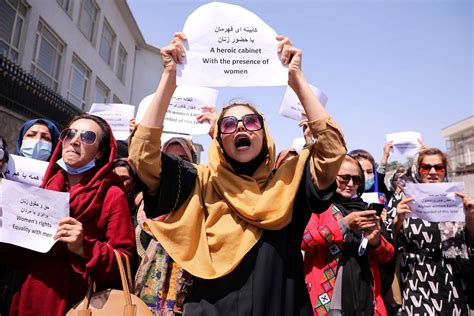 We Do Not Have To Stay Silent Afghan Women Vow To Protest Against Taliban As Humanitarian