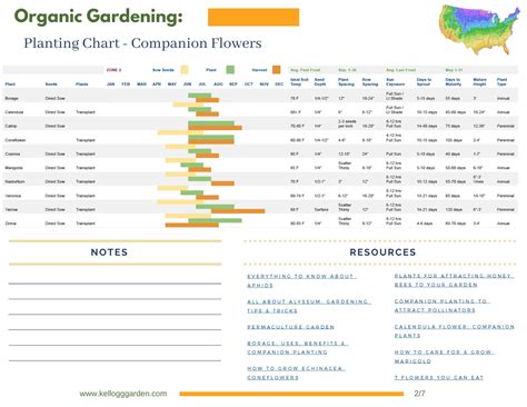 Flower Planting Charts By Zone Kellogg Garden Organics™