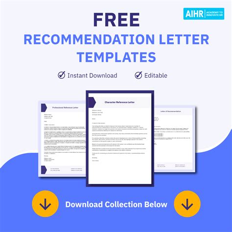 Standard Reference Letter