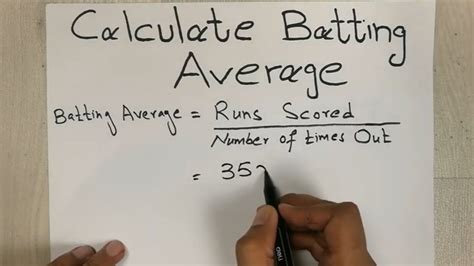 Batting Average Spreadsheet Calculator At Brooke Fitzroy Blog