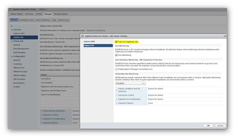 Vsphere Ha Failover Operation Warning Blog De Sistemas