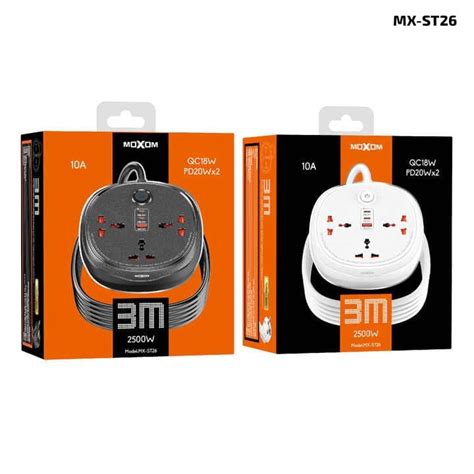 Moxom Mx St26 6 In 1 Power Socket Lazada