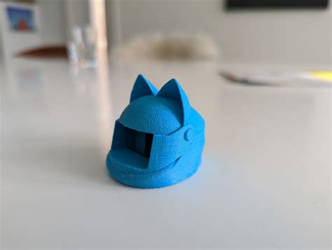 Stl File Cat Ear Helmet For Mochi 🐱 ・3d Print Design To Download・cults