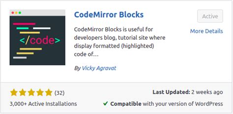 creating pretty code blocks in wordpress sites numerickly