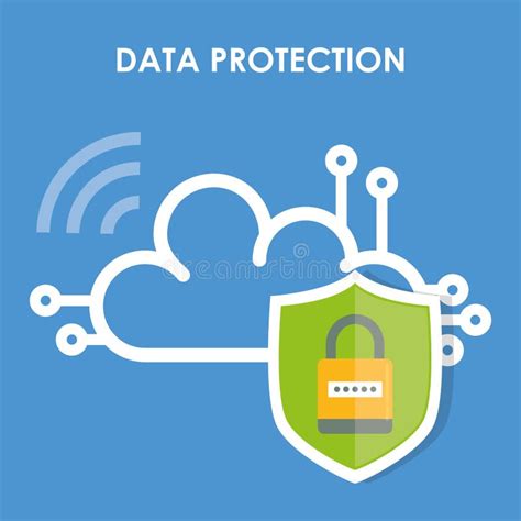 Database Security System Stock Vector Illustration Of Information 65890162