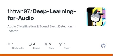 github thtran97 deep learning for audio audio classification and sound