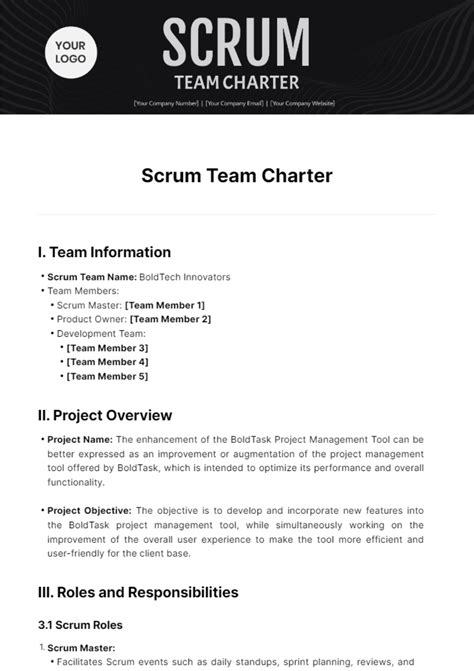 FREE Team Charter Templates Examples Edit Online Download