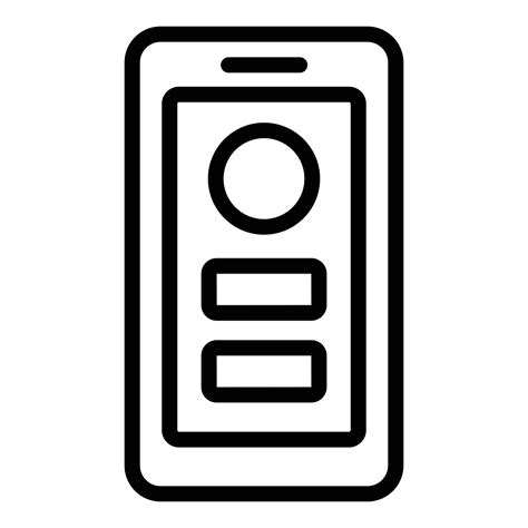 Video App Icon Outline Vector Internet Screen 15042424 Vector Art At Vecteezy