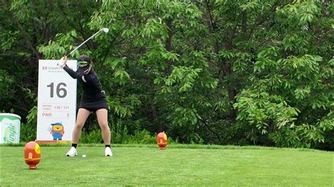 Klpga 황정미 프로 작고 간결한 컴팩트한 아이언 티샷 골프스타 골프스윙 골프 골프레슨 아름다운골프장 골린이 Youtube
