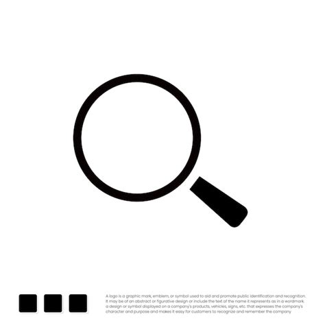 돋보기 아이콘의 그림 프리미엄 벡터