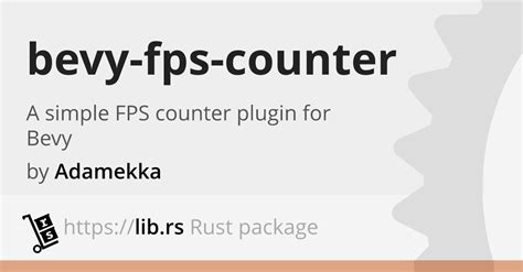 Bevy Fps Counter Rust Game Dev Lib Rs