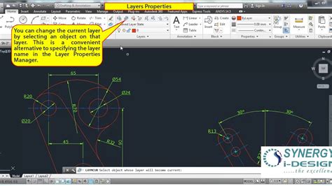 Autocad Lec 037 How To Use Layers Youtube