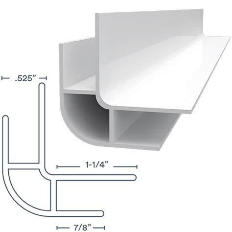 Trusscore Rounded Outside Corner 10 MDF Backed Wall Coverings