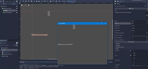 V Align Top Does Not Work For Label Issue Godotengine Godot GitHub