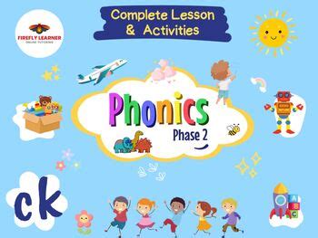 Phonics Phase 2 Complete Lesson Activities Letters Ck By Firefly