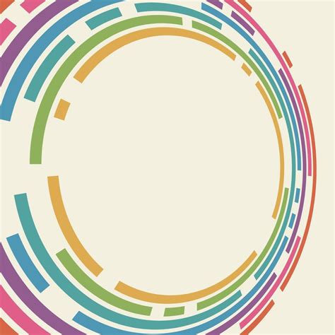 Colorful Abstract Circular Design 42394498 Vector Art At Vecteezy