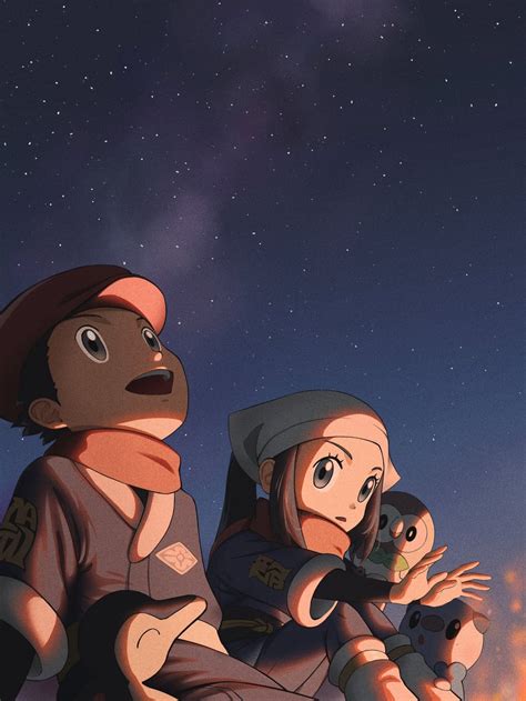 Akari Rowlet Oshawott Cyndaquil And Rei Pokemon And More Drawn By Kaeru