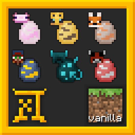 Xekr Spawn Egg Dispaly Minecraft Texture Pack