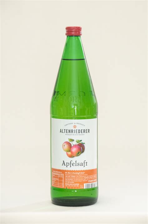 Apfelsaft Klar 1l Abhof Höfinger