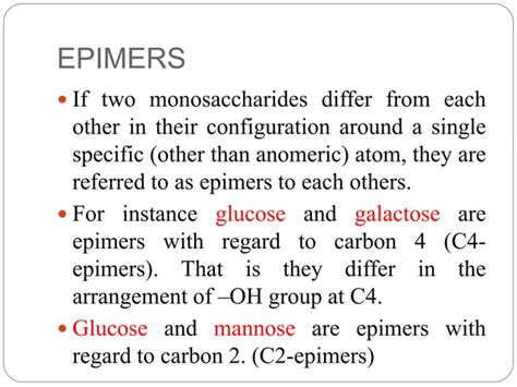Monosaccharides Structural Aspects Pptx