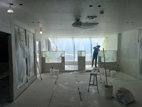 자연숲페인트 내부 시공 필름지 위도배지 위 페인팅 한스페인트