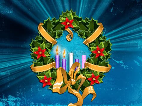 Sharefaith Media Advent Candles Powerpoint Template Sharefaith Media