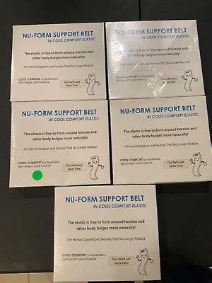 5 Nu Form Cool Comfort Elastic Support Belt 6423 C — Size Xl Ebay