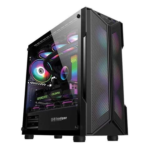 Jual Casing Komputer Gaming Power Up Raptor X Man M Atx Free Fan Rgb Hitam Di Seller Cs New