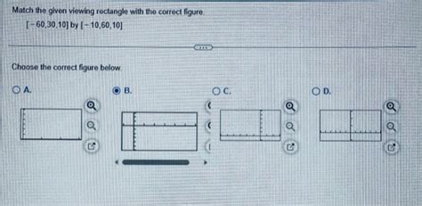 Solved Match The Given Viewing Rectangle With The Correct