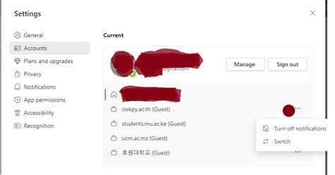 Teams Personal Account Has Some Unrecognized Additional Guest Accounts And Those Couldn T Be