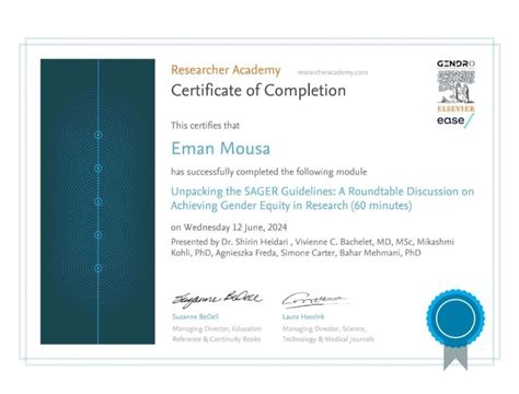 Eman Mousa On Linkedin Elsevier