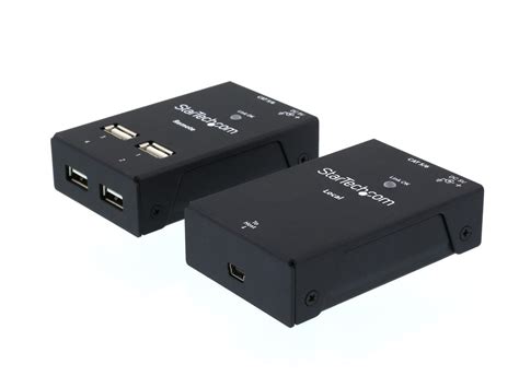 Startech Com Usb Extv Port Usb Over Cat Or Cat Extender Up To Ft M Newegg Com