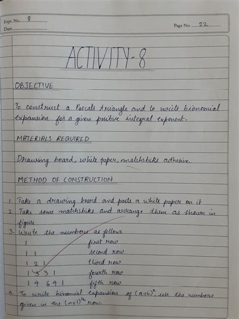 Maths Record Activity 8 Pdf