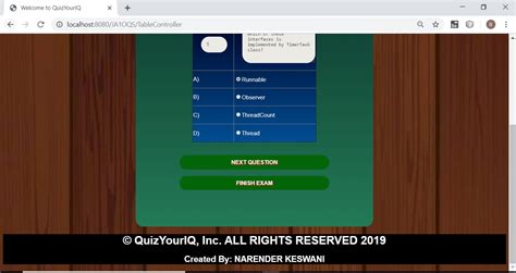 GitHub Narender Rk Java Servlet Jsp Web Quiz Application