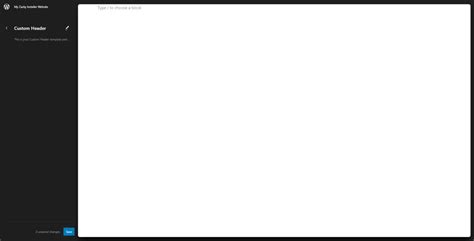 How To Design A Website Header With Gutenberg Free Hosting
