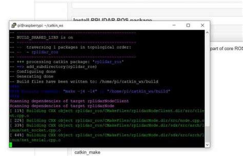 Ros Melodic On Raspberry Pi 4 Debian Buster Rplidar A1m8