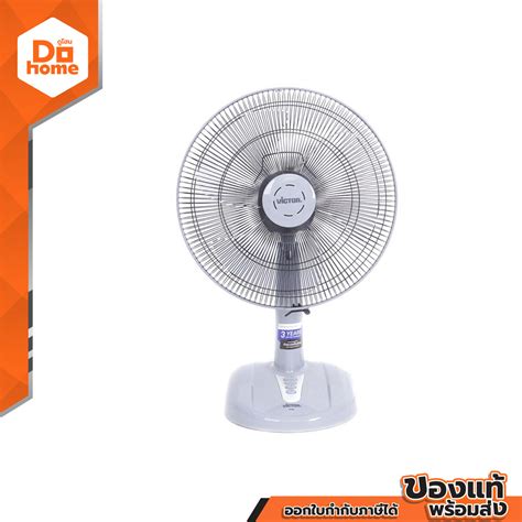 Victor พัดลมตั้งโต๊ะ ขนาด 16 นิ้ว รุ่น Tf 166 สีเทา Mc