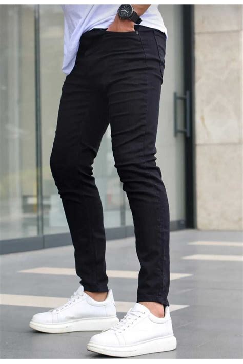 King Sezar Siyah Likralı Skinny Fit Erkek Jean Erkek Kot Pantolon Fiyatı Yorumları Trendyol