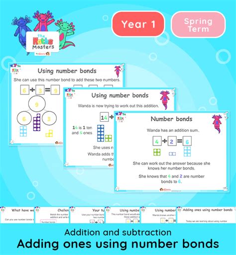 Year 1 Adding Ones Using Number Bonds Lesson Presentation Year 1 Addition And Subtraction