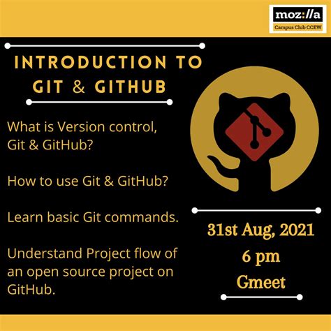 Introduction To Git And Github Mozilla Community Portal