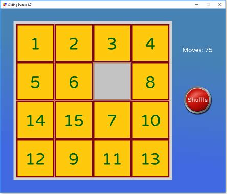 Github Beryx Fxgl Sliding Puzzle A Java Sliding Puzzle Game Using The Fxgl Library