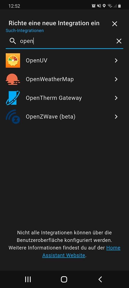 Installation Openweather Integration Configuration Home Assistant Community