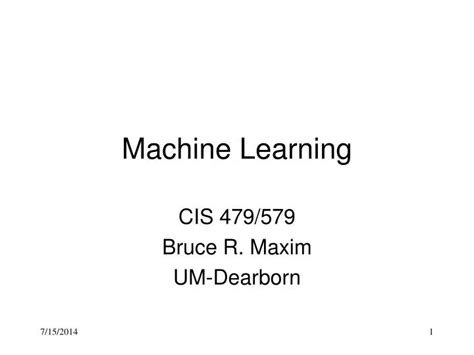 PPT Machine Learning PowerPoint Presentation Free Download ID 1778309