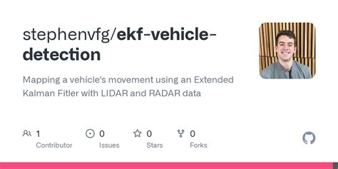 Github Stephenvfg Ekf Vehicle Detection Mapping A Vehicles Movement Using An Extended Kalman