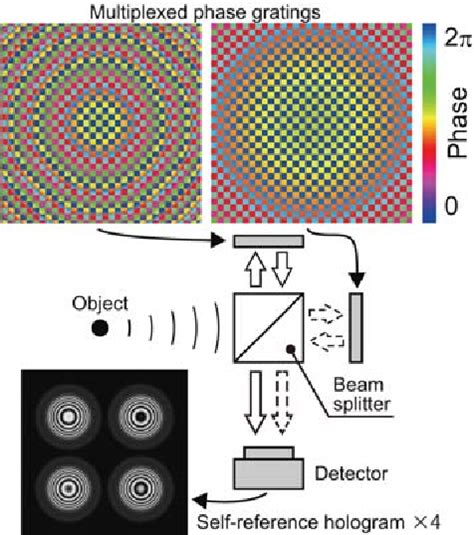 Figure 1 From Grating Assisted Spatial Phase Shifting Incoherent Digital Holography With