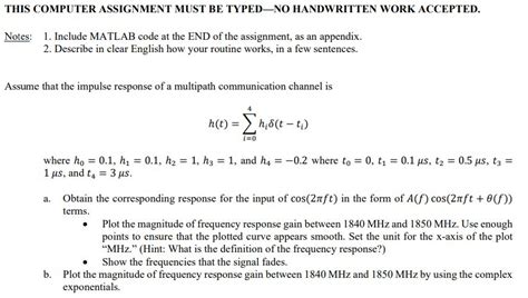 solved this computer assignment must be typed no handwritten