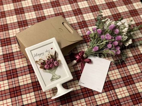 선물패키지 수채화캘리그라피드라이플라워 액자 만들기 솜씨당